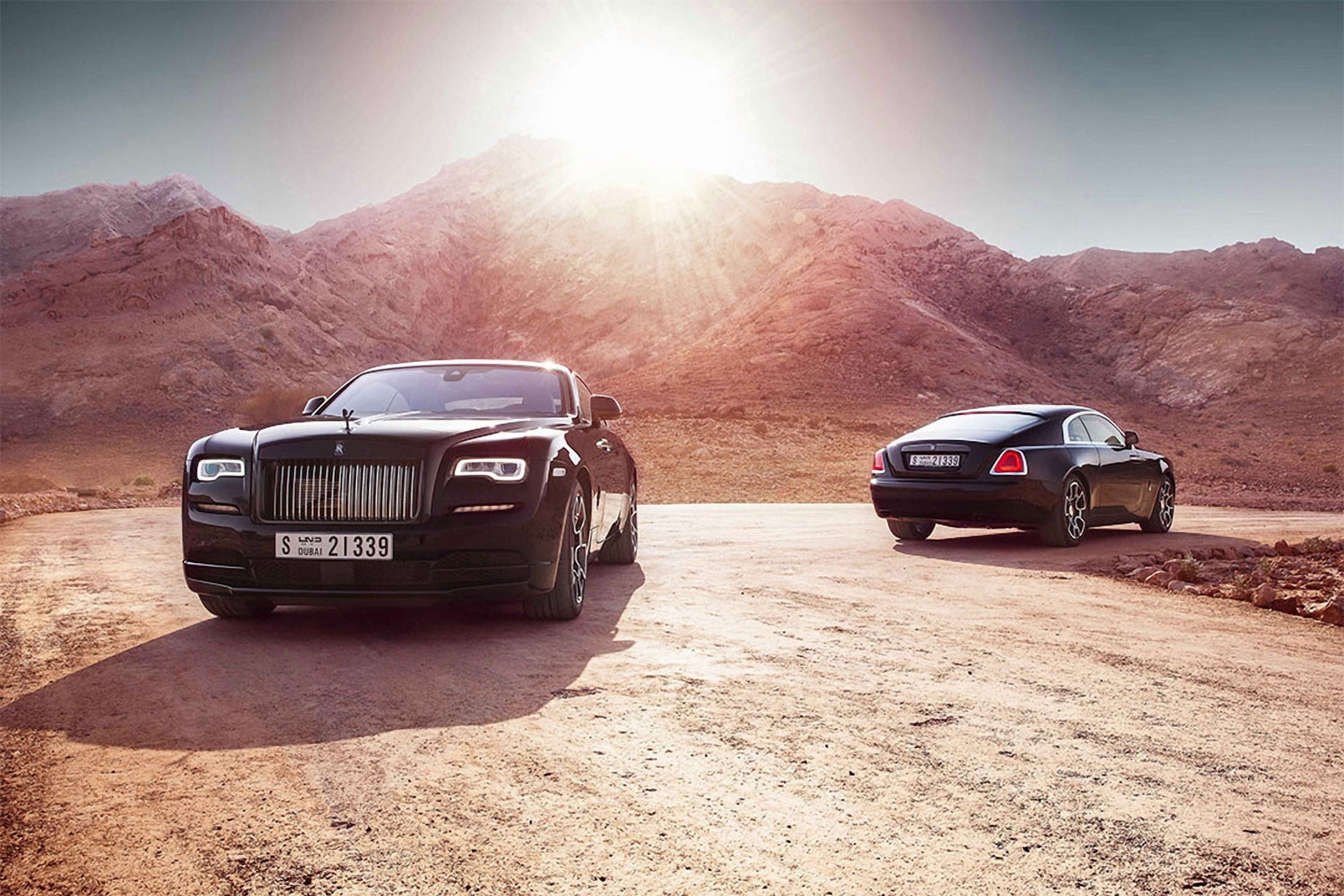 Rolls-Royce Wraith Black Badge Sports Car Wall Art Home Decor - 24x36 ...