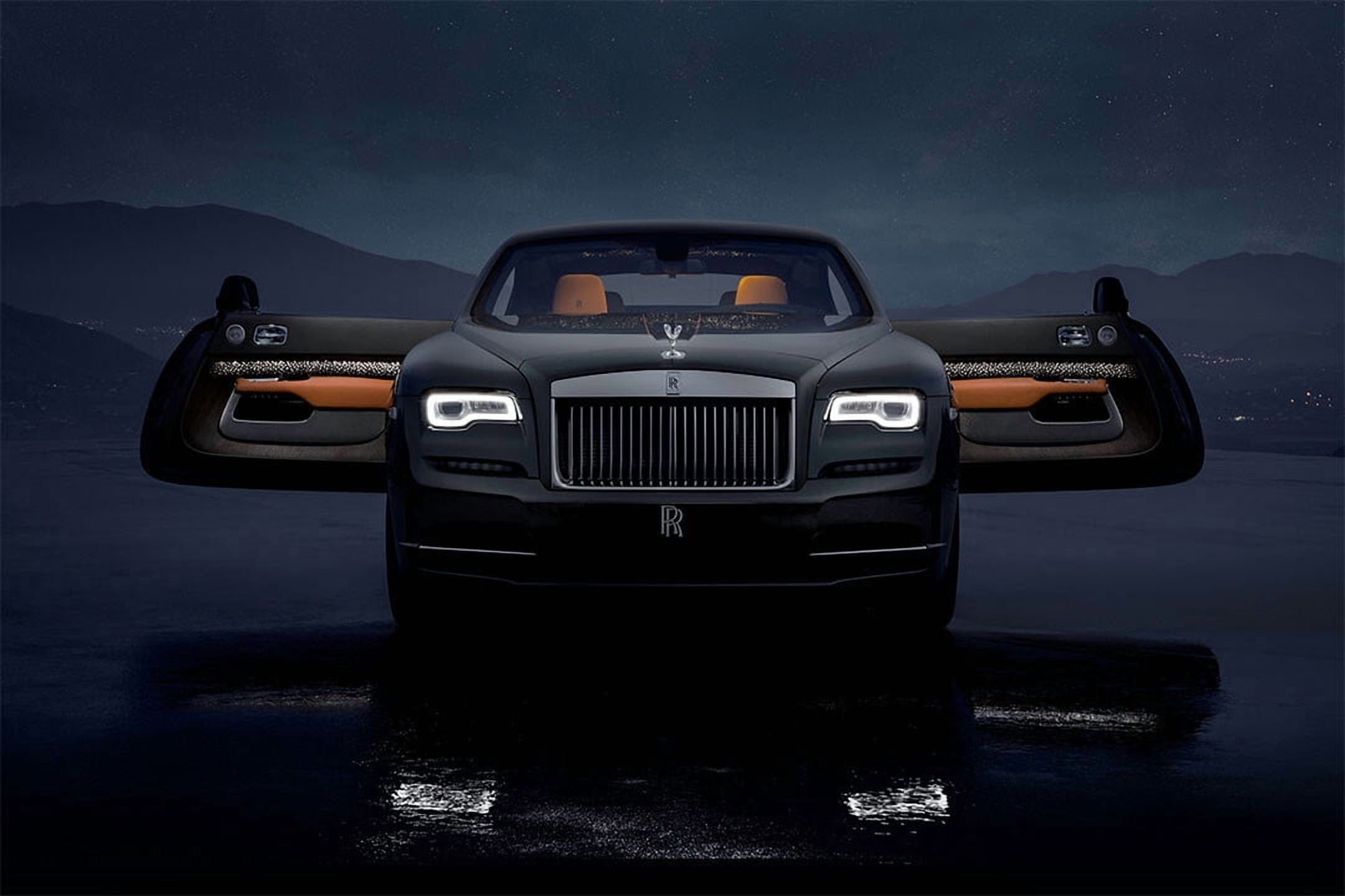 Rolls-Royce Wraith Luminary Collection Auto Wall Art Home Decor - 24x36 ...