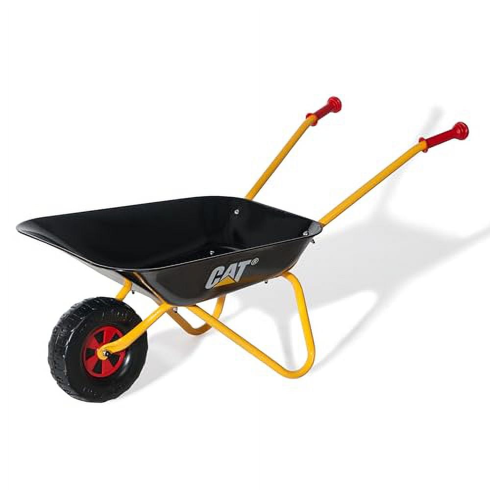 Rolly CAT Kids Wheelbarrow Ride On - Rust-Resistant Seamless Steel Tub ...