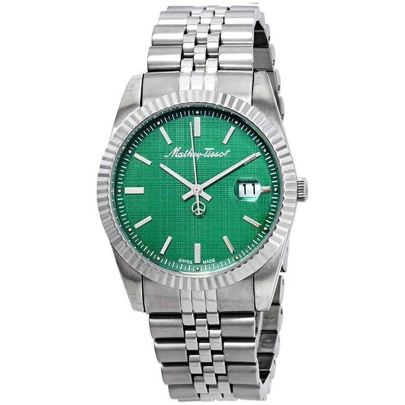 Rolly III Green Dial Mens Watch H810AV - Walmart.com
