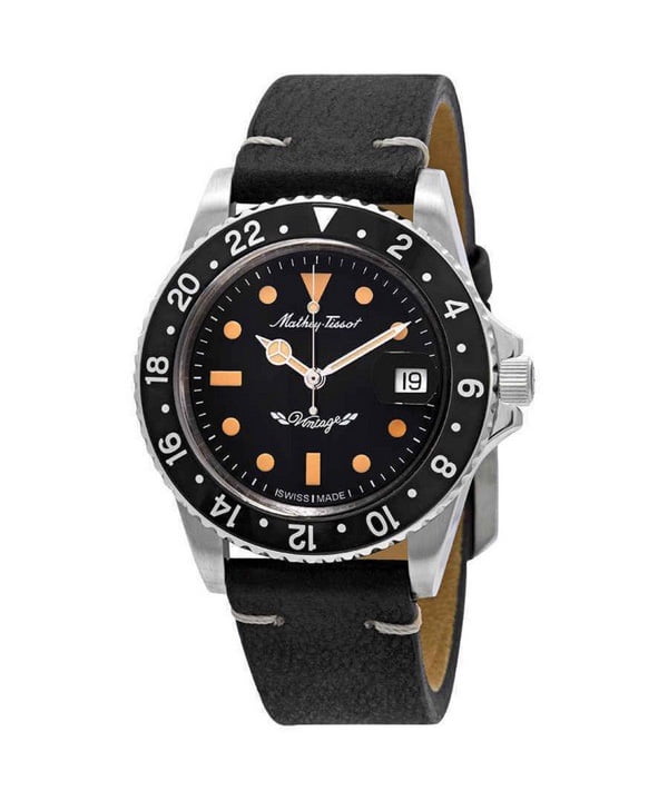 Rolly Vintage Automatic Black Dial Mens Watch H900ATLN - Walmart.com