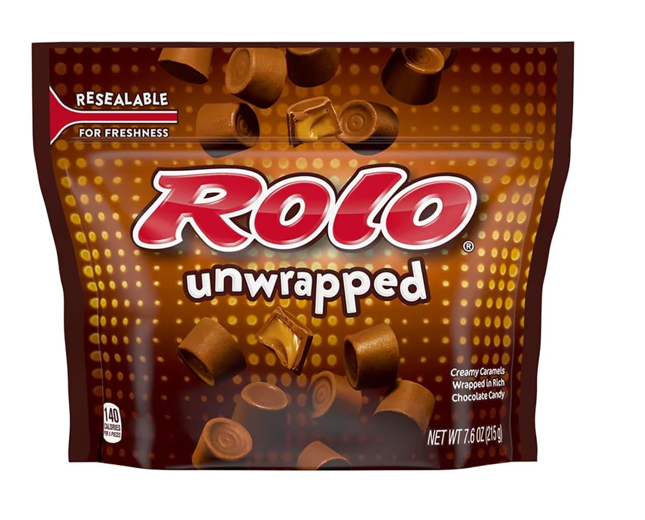 Rolo Candy Unwrapped, 7.6 oz (Pack of 2) - Walmart.com