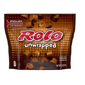 Rolo Family Size Wrapped Rich Chocolate Caramels Candy, 36 Bulk Rolls ...