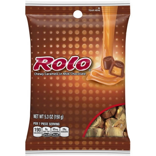 Rolo Wrapped Chewy Caramels in Milk Chocolate Candy, 5.3 oz - Walmart.com