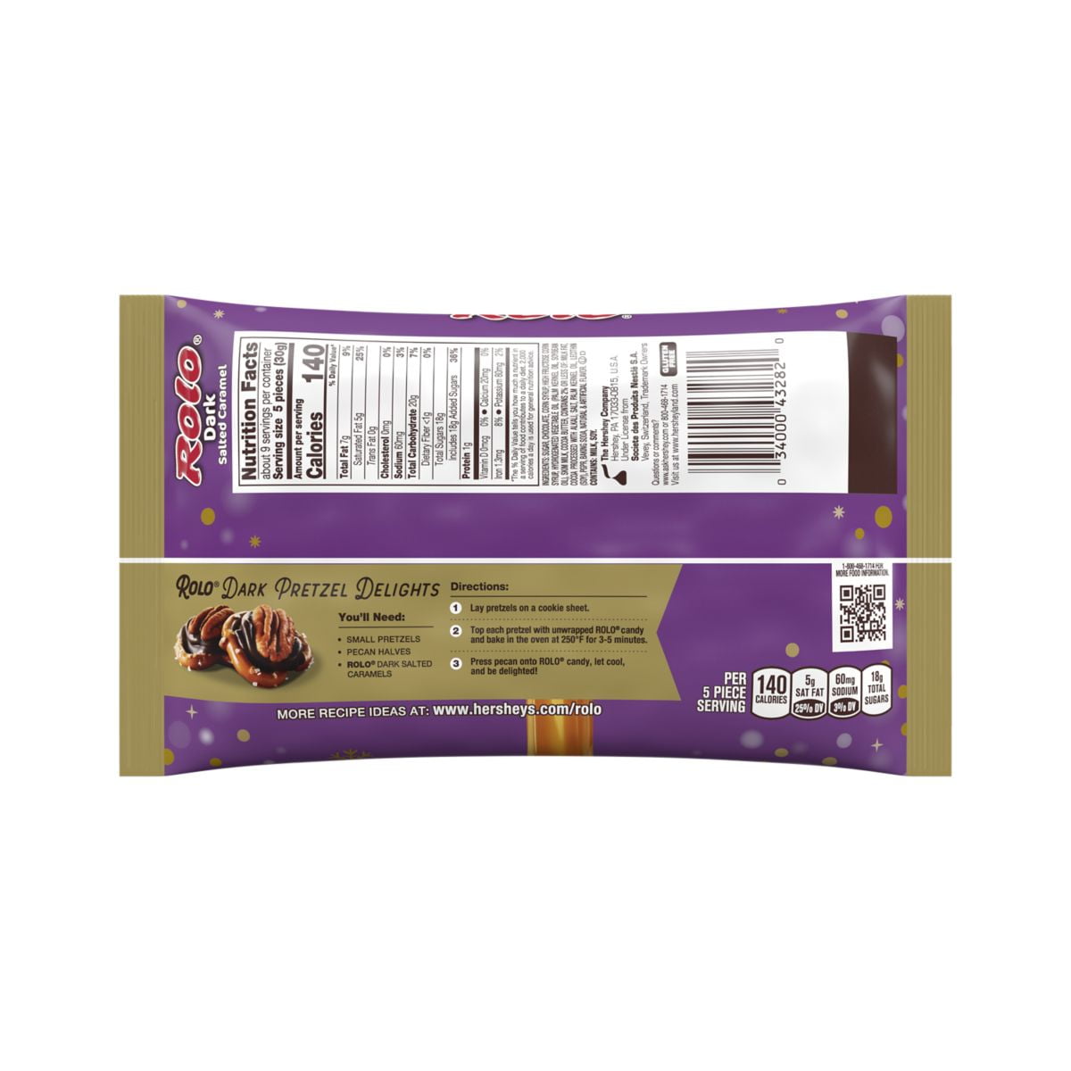 Rolo® Individually Wrapped Creamy Caramels in Rich Chocolate, Holiday ...