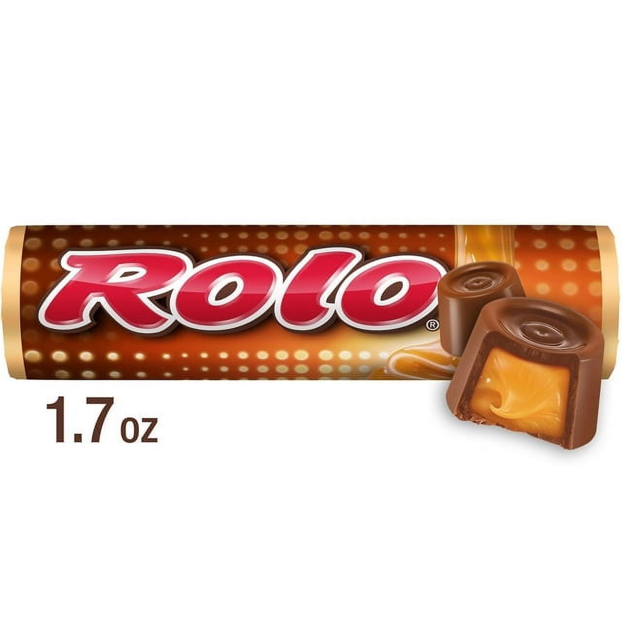 Rolo Rich Chocolate Caramels Candy, Roll 1.7 oz pack of 1 - Walmart.com