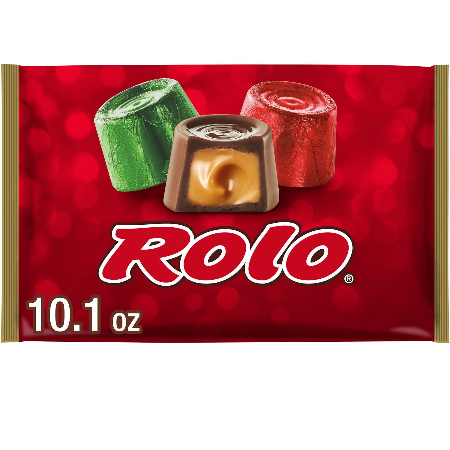 Rolo Rich Chocolate Caramels Christmas Candy, Bag 10.1 oz - Walmart.com