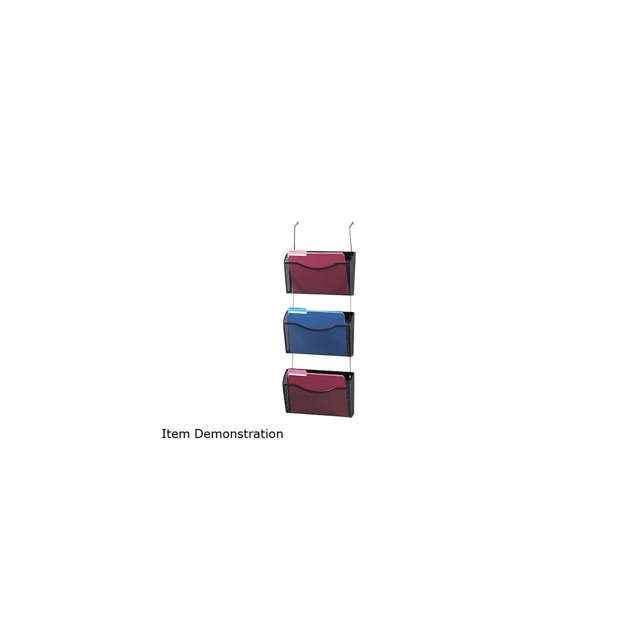 Rolodex 21961 Three-Pack Wire Mesh Wall Files, Letter, Three Pocket ...