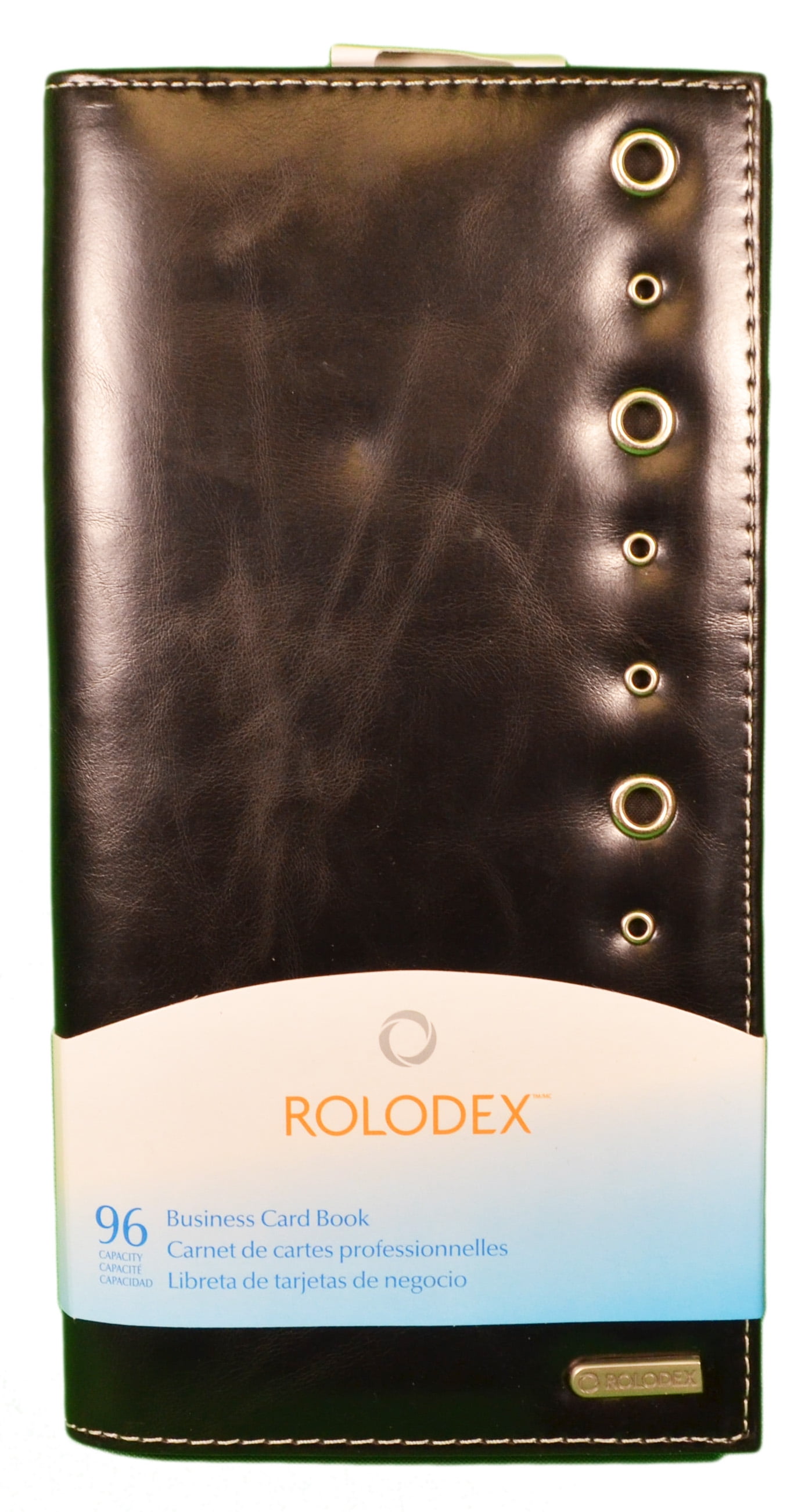 Rolodex Business Card Book Professional Organizer Holds 96 Black ...