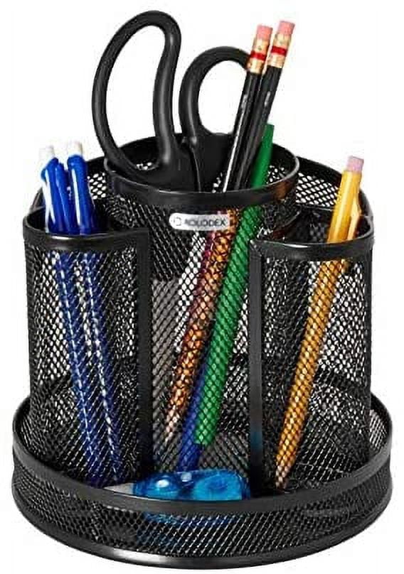 Rolodex Mesh Collection Spinning Desk Sorter, Black (1773083) - Walmart.com