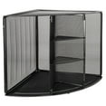 Rolodex Mesh Corner Desktop Shelf, Five Sections, 20 x 14 x 13, Black ...