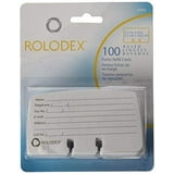 Rolodex Petite Refill Cards, 2 1/4 x 4, 100 Cards/Pack - Walmart.com