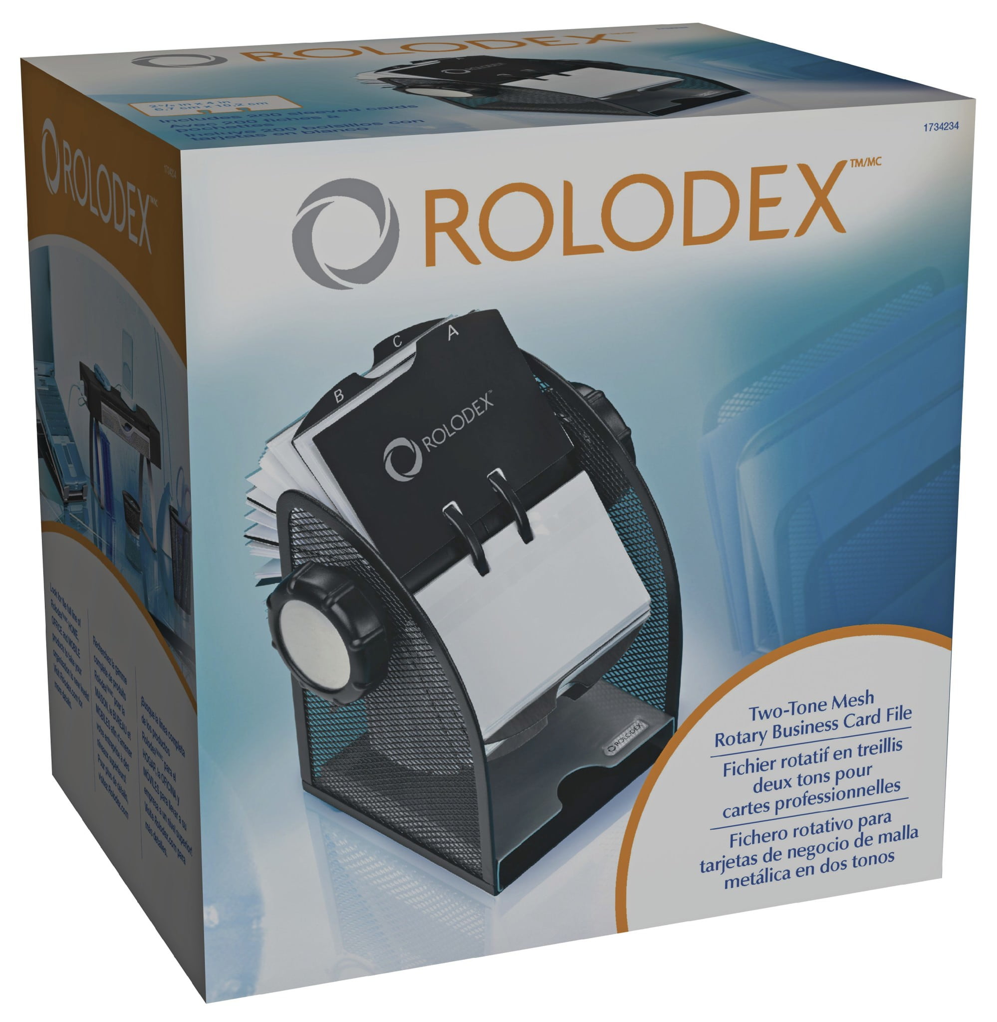 Rolodex Rotary Mesh Business Card File - Walmart.com