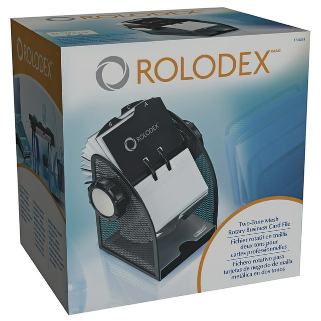 Rolodex Rotary Mesh Business Card File - Walmart.com