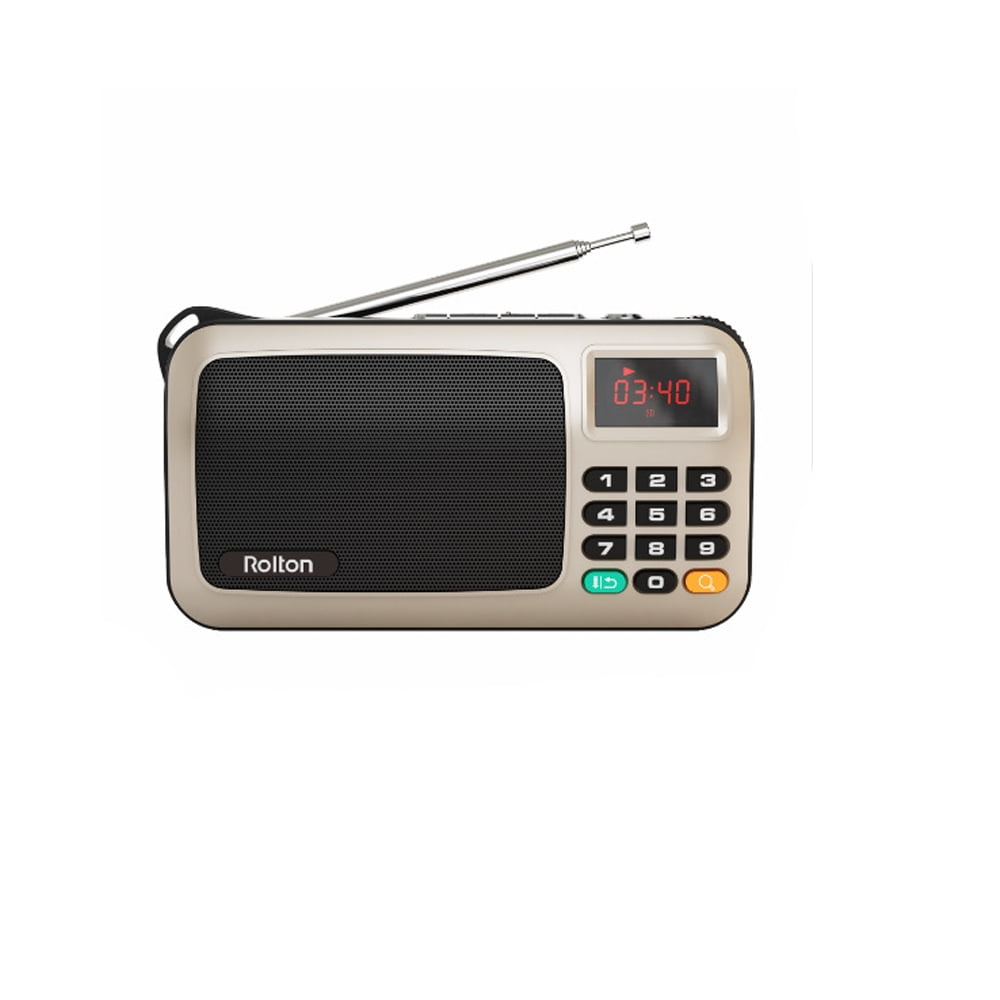 Rolton W405 Mini FM Radio Speaker Music Player TF Card USB For PC iPod ...