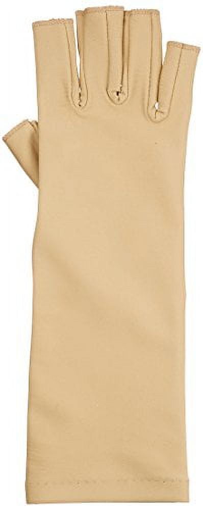 Rolyan 74915 Compression Glove, Fingerless Compression Glove for ...