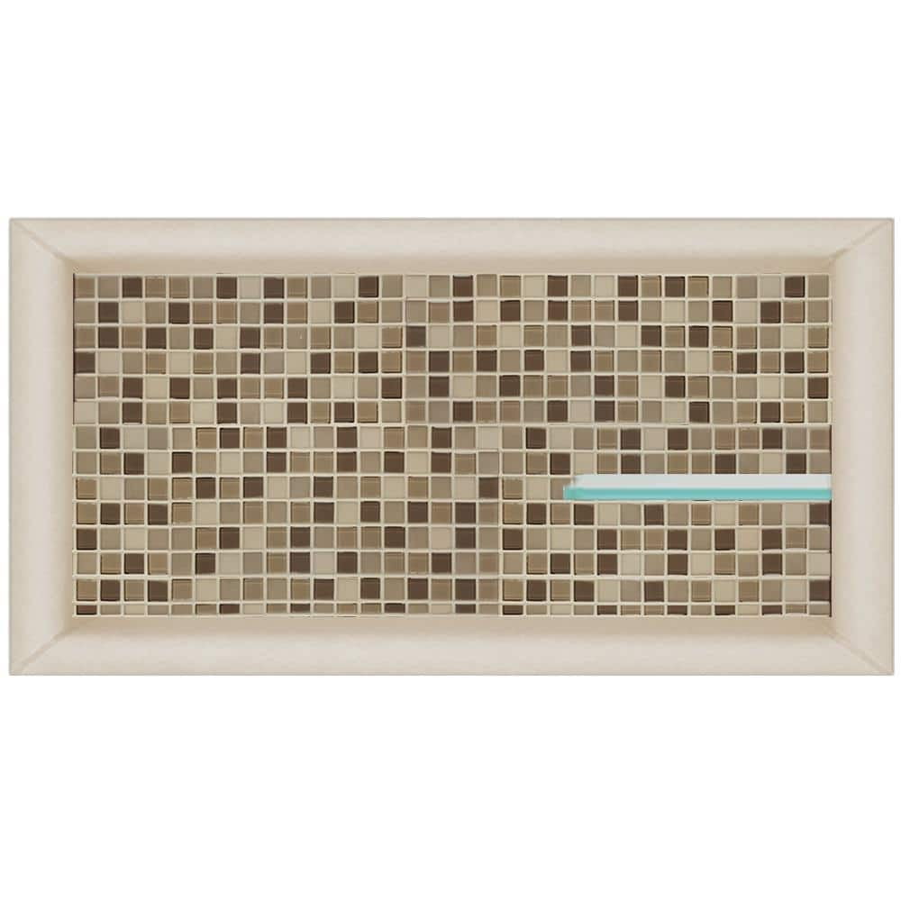 Roma 24 in. x 4 in. x 12 in. Shower Niche in Desert Sand - Walmart.com