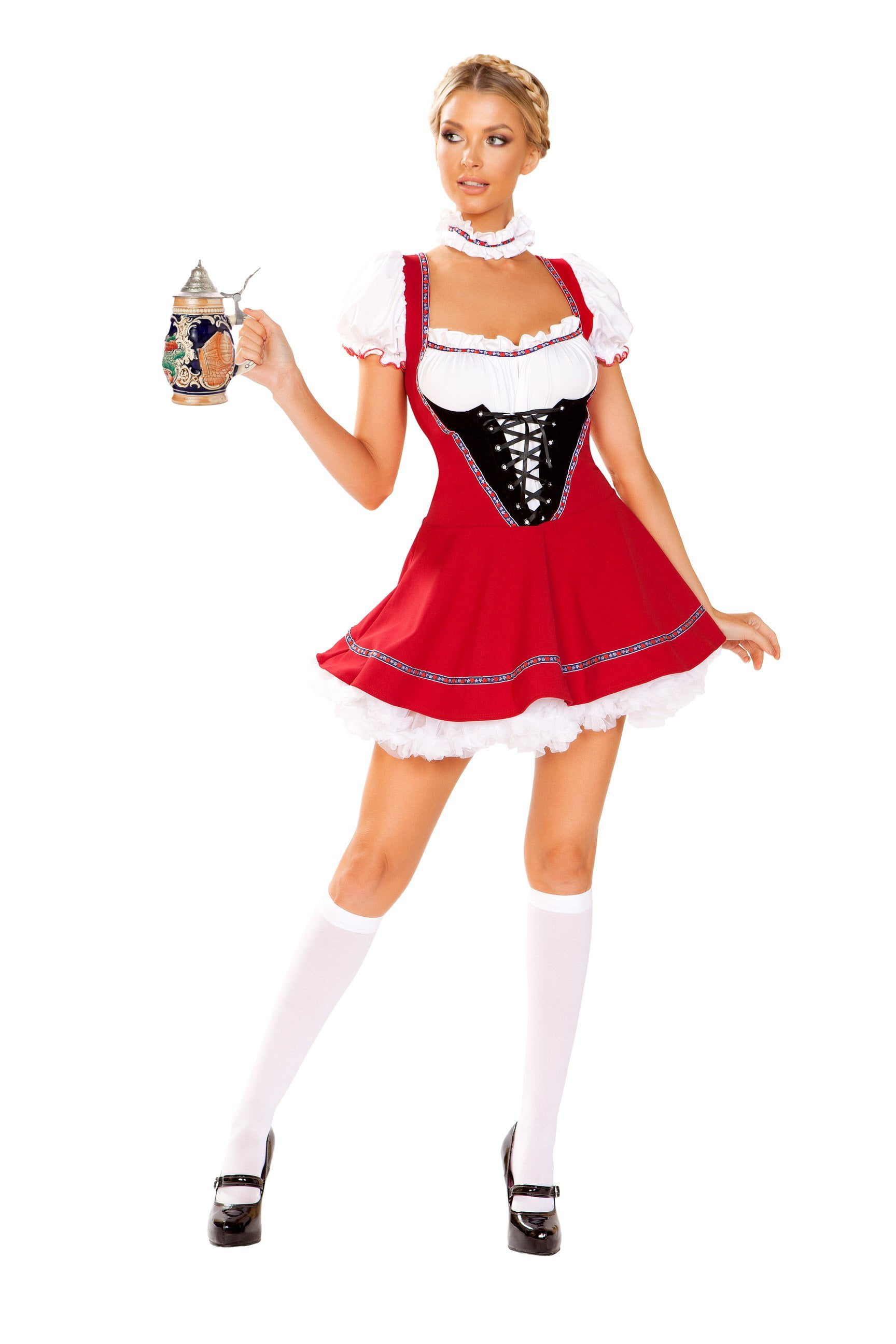Roma Costume | Beer Wench Bar Babe Women's 2pc Costume - Walmart.com