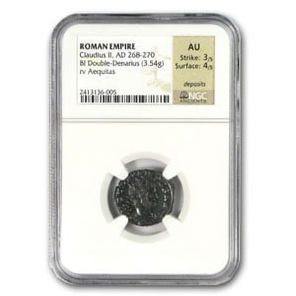 Roma Double Denarius Emperor Claudius II (268-270 AD) AU NGC - Walmart.com
