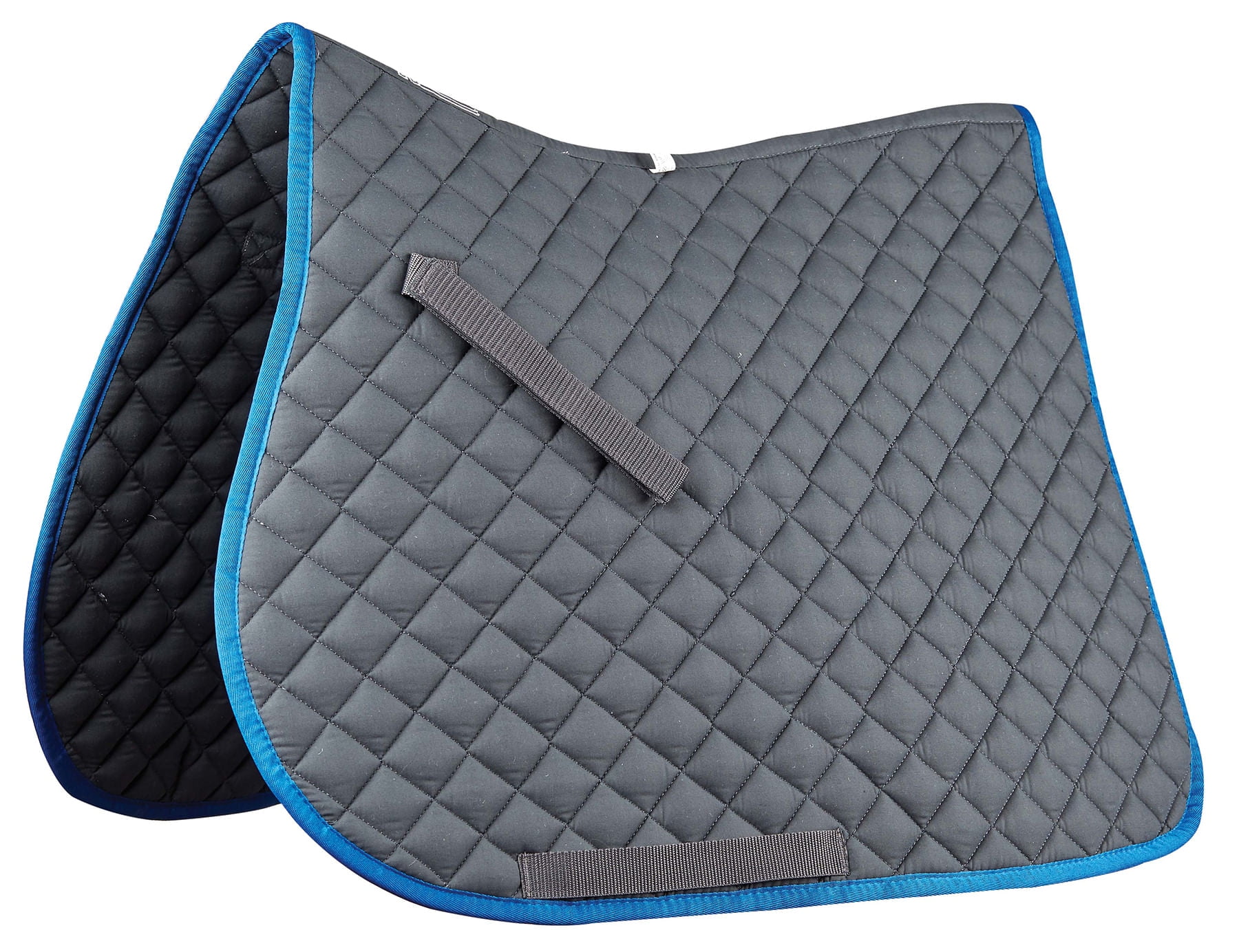 Roma Economy All Purpose Saddle Pad Color: Charcoal/Blue - Walmart.com