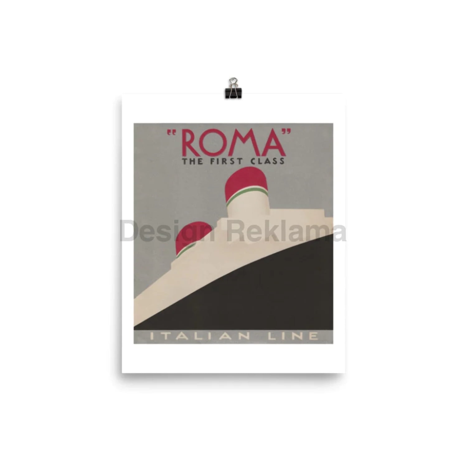 Roma First Class Italian Lines Italia Cosulich Lloyd Trestino, Adria ...