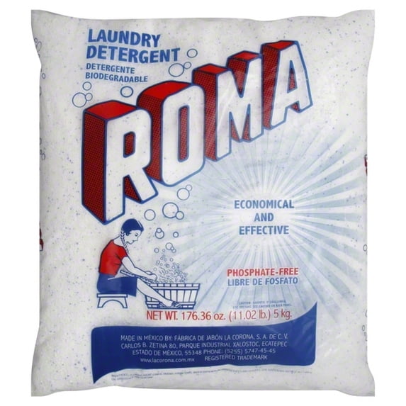 Roma Laundry Detergent 176.36 oz. (Pack of 18) - Walmart.com
