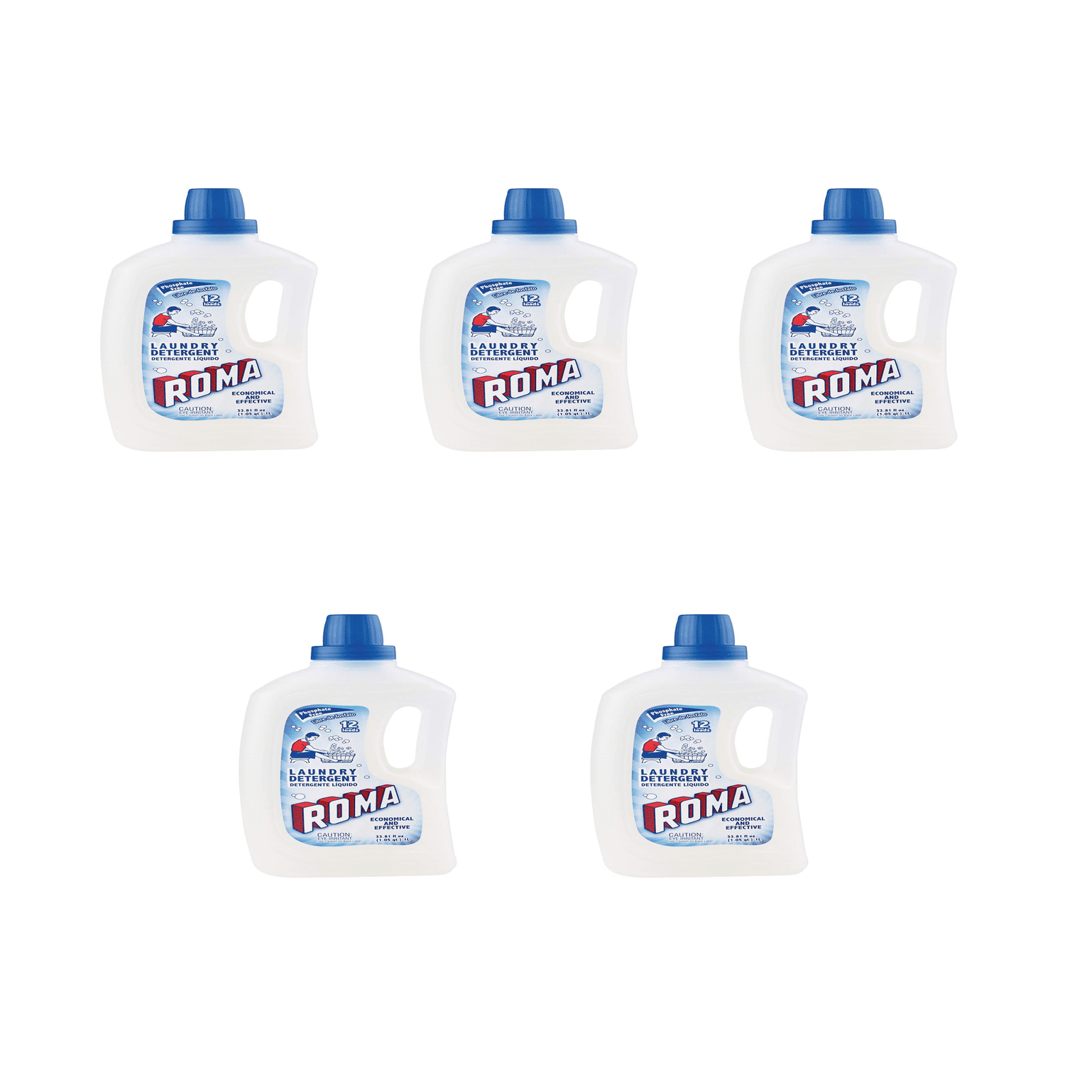 Roma Laundry Detergent 33.8 fl oz – 5 Pack - Walmart.com