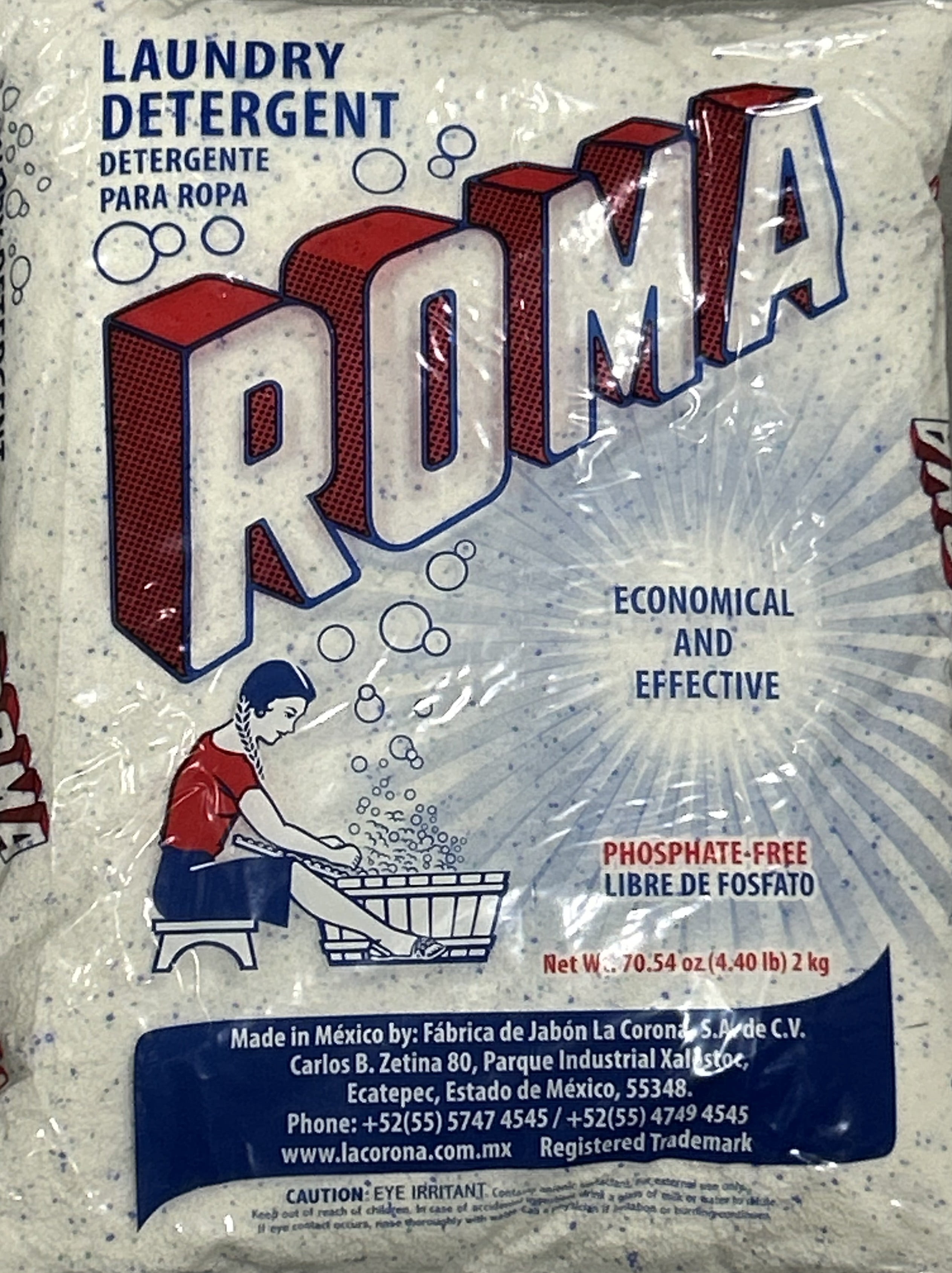 Roma Laundry Detergent, 4.4 lb Bag (Pack of 4) - Walmart.com