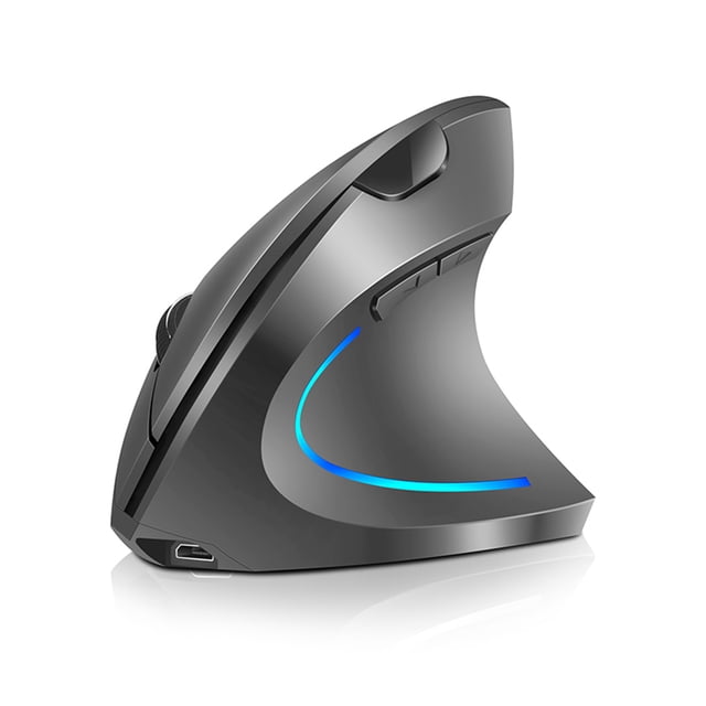 Romacci Cordless 2.4G Wireless Vertical Mouse, Rechargeable Ergonomic ...