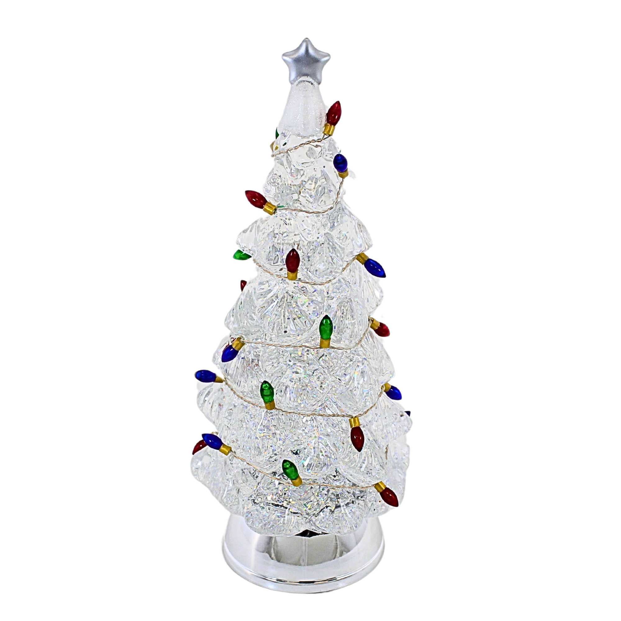 Roman 12.25In Lighted Swirl Tree With Light Strand, Acrylic, 137043S ...
