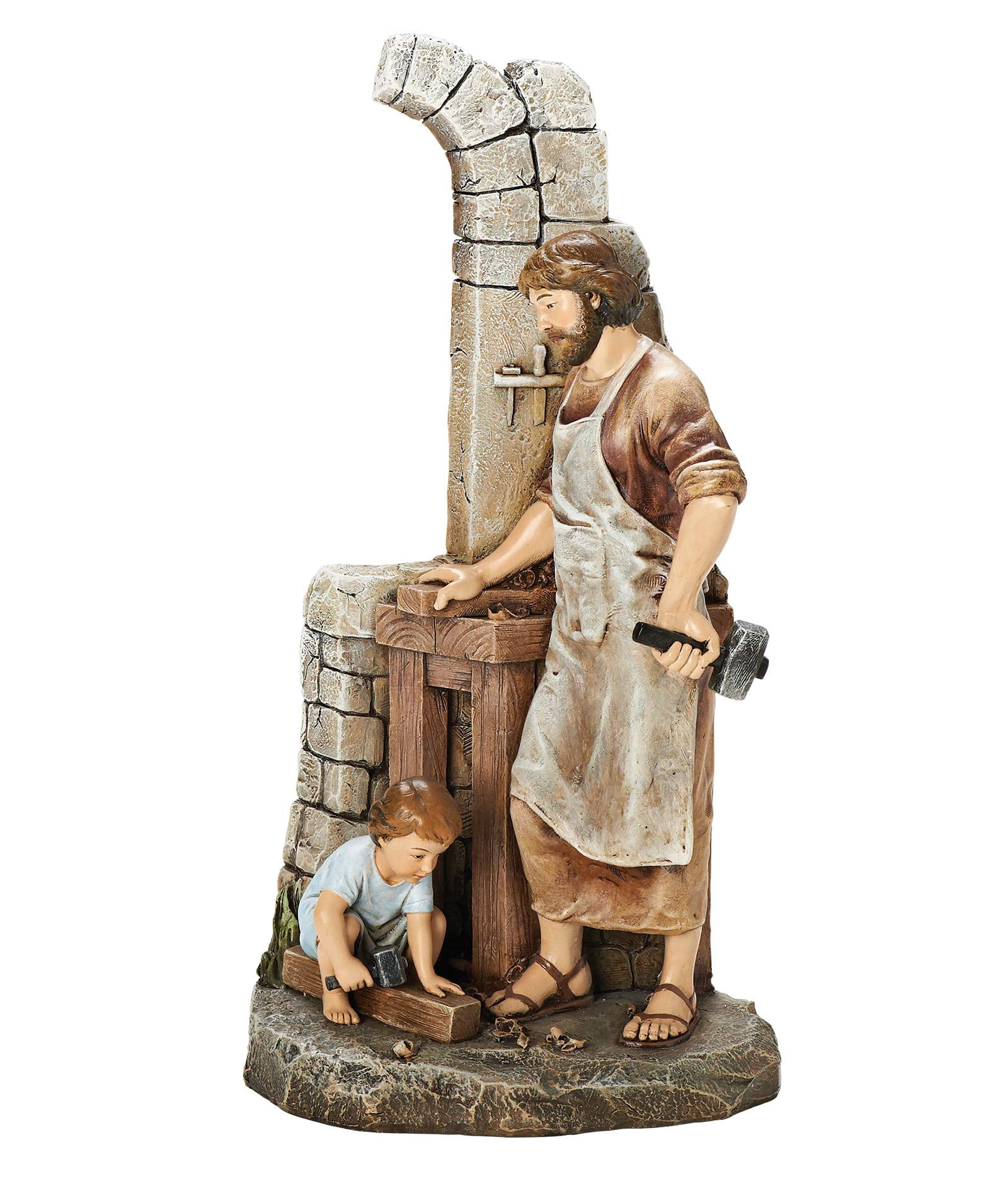 Roman Inc. JOSEPH STUDIO RENAISSANCE COLLECTION 12.75"H THE CARPENTER'S ...