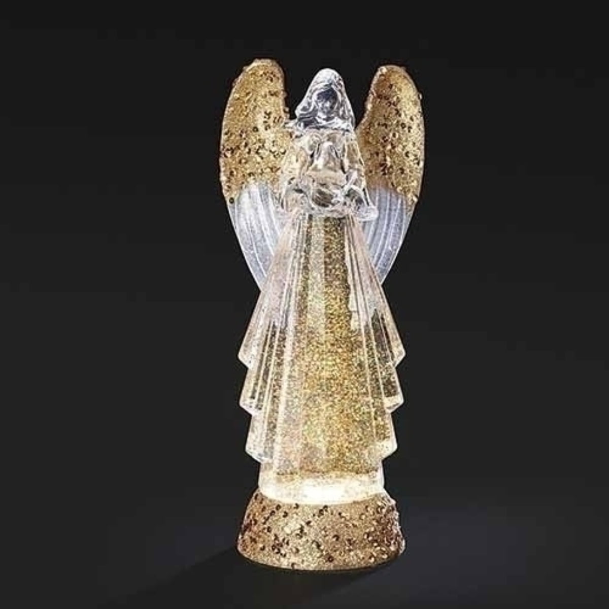 Roman 12.75" LED Lighted Angel Christmas Tabletop Figurine - Walmart.com