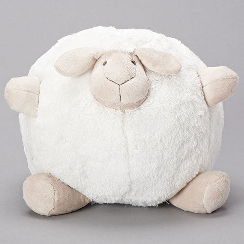 Roman 12391 10 in. White Sheep Plush with Brown Feet, Pack of 2 ...
