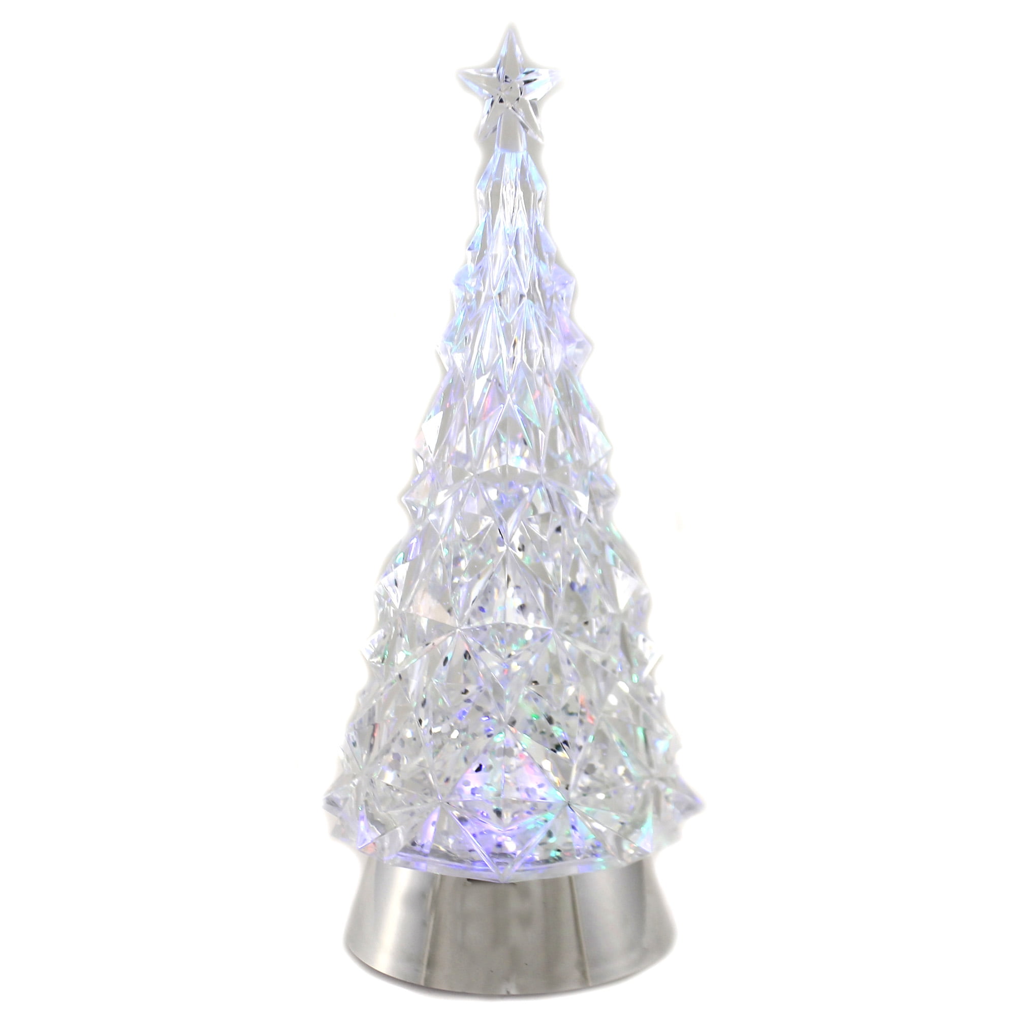 Christmas LED Multi-function Swirl Tree with Sparkling Star Top, Color ...