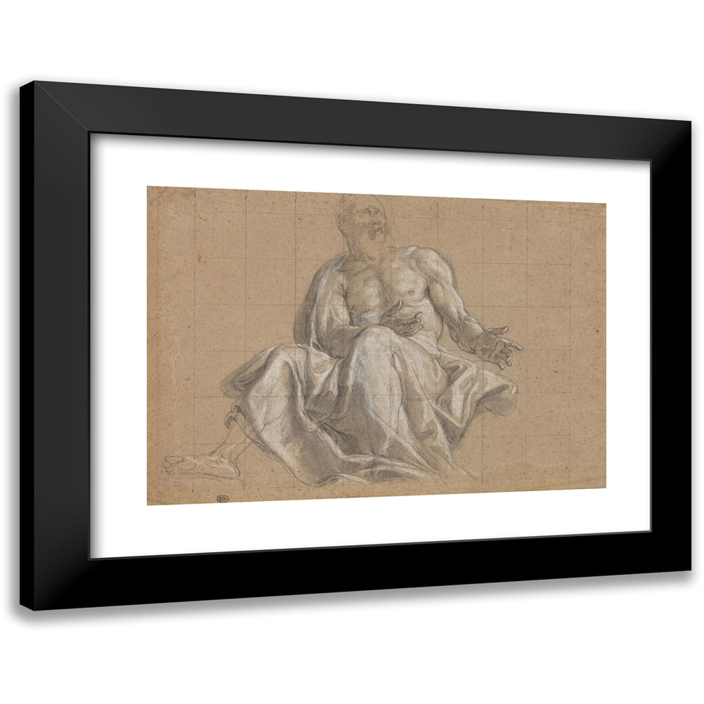 Roman 18th Century 24x18 Black Modern Framed Museum Art Print Titled ...