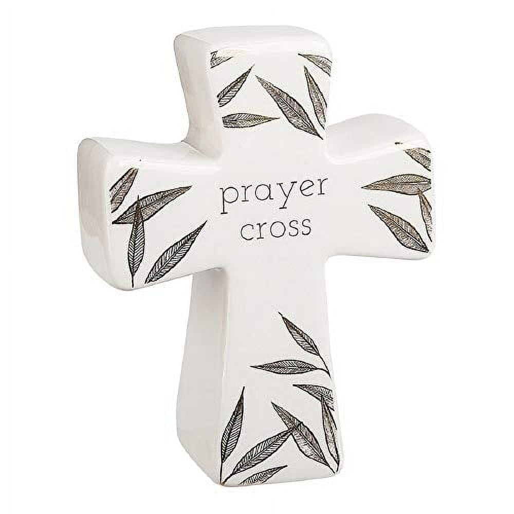 Roman 223485 Alexa's Angel Gold Leaf Prayer Cross, 6-inch Height ...