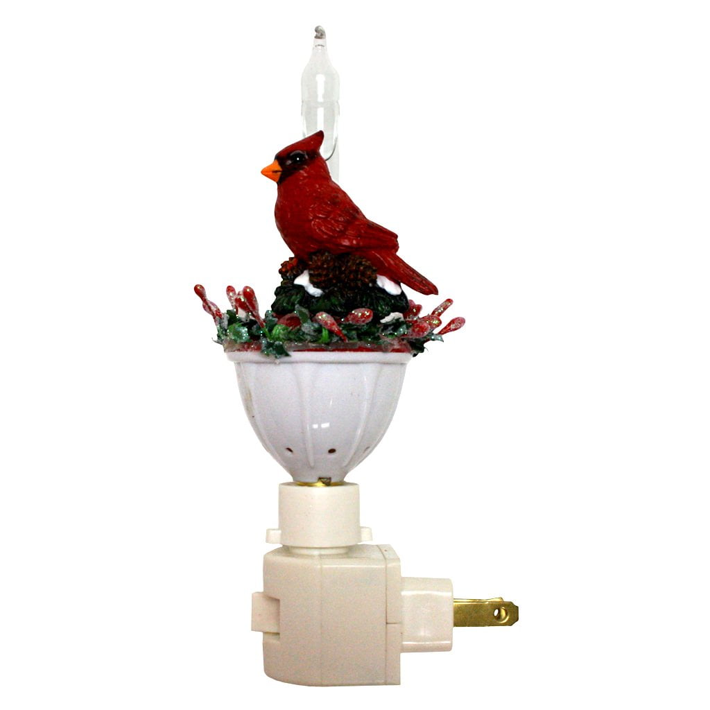 Roman 46673 - 6" Cardinal Bubble Light Night Light - Walmart.com