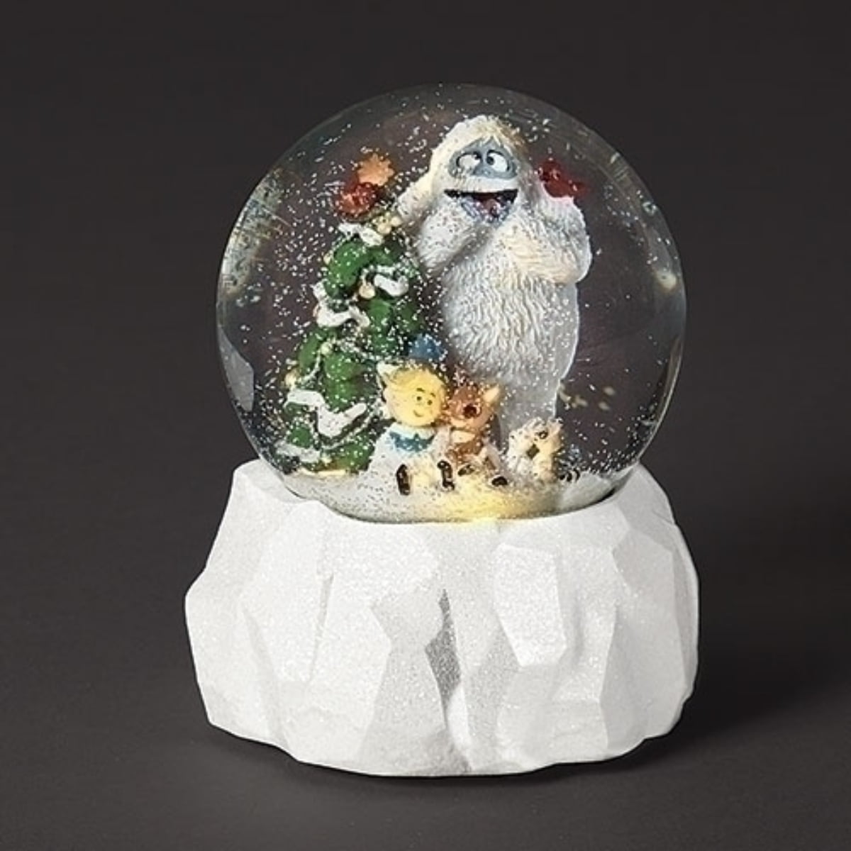 Roman 5.75" LED Lighted Rudolph Dome Christmas Musical Snow Globe ...