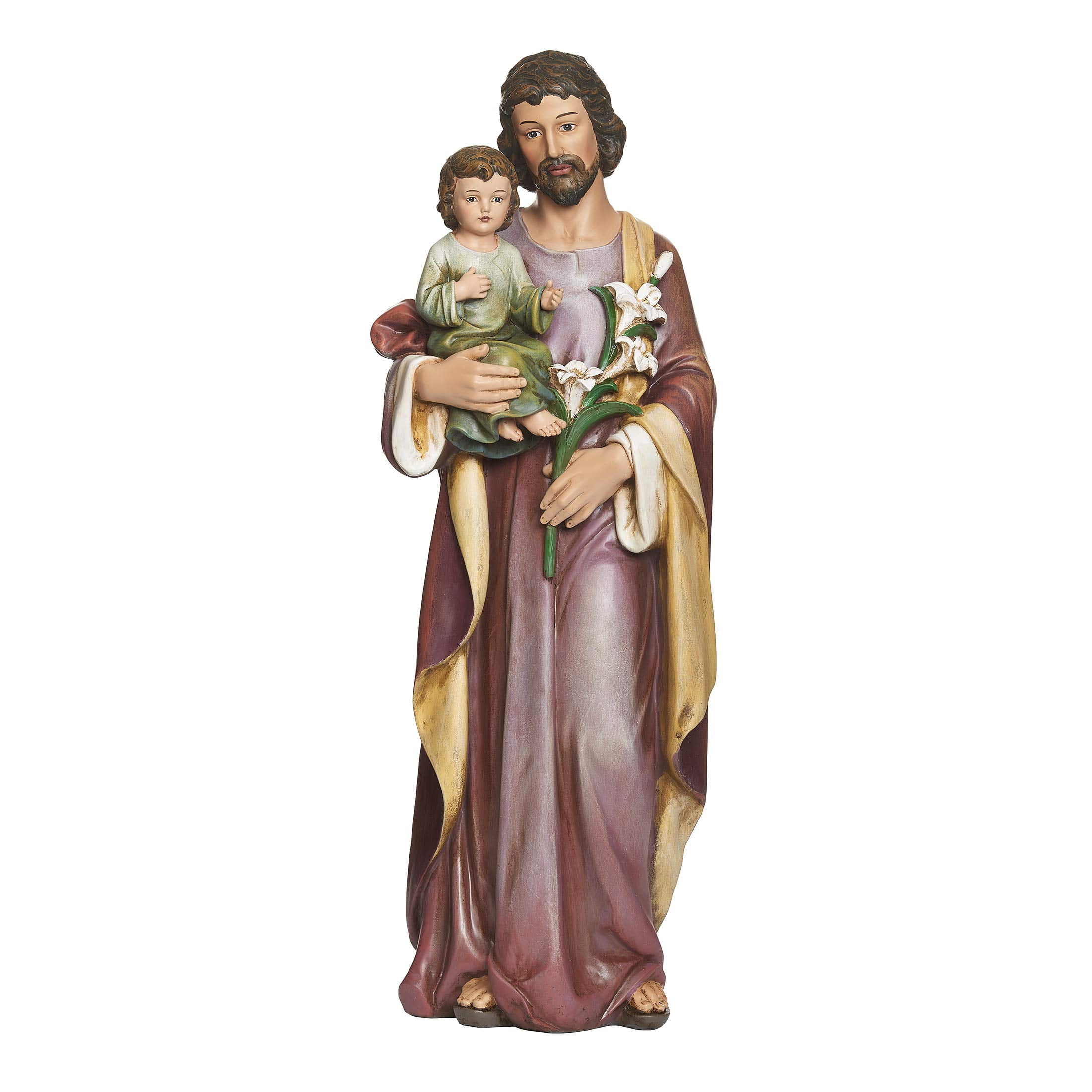 Free Shipping! Roman 65960 25"high St. Joseph Figure 24" Scale; Joseph ...