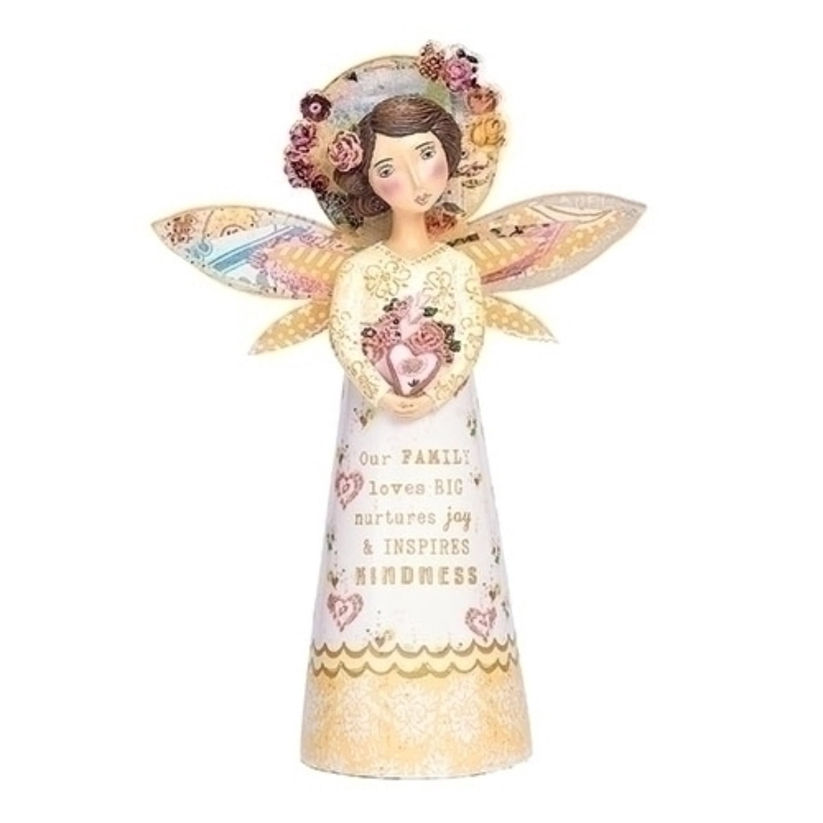 Roman 8.75" Be Blessed Angel with Wings Figurine - Walmart.com