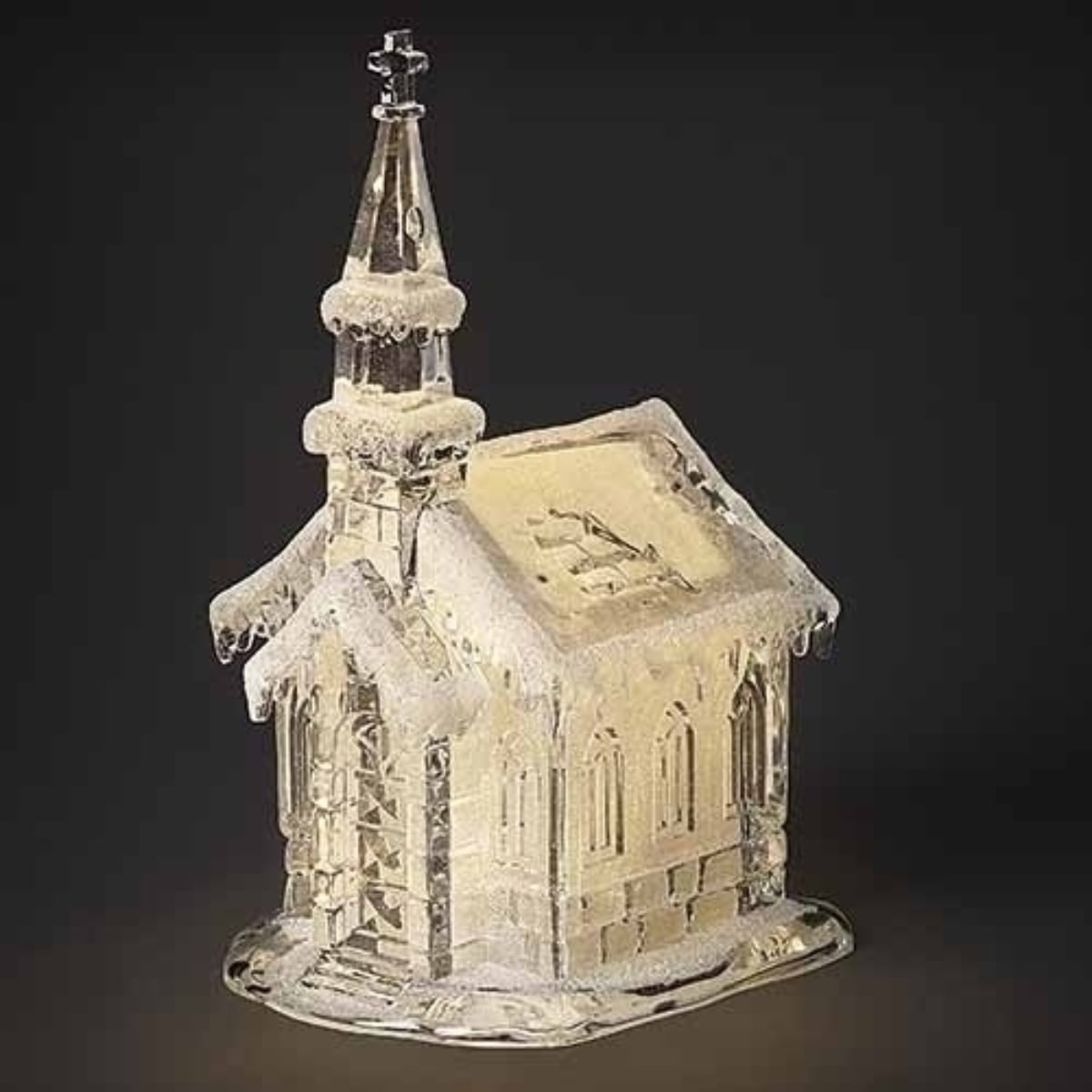 Roman 9.75" LED Lighted Church Christmas Tabletop Figurine - Walmart.com