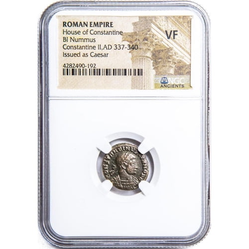Roman AE of Constantine II (AD 316-340) NGC Wood Box (VF) - Walmart.com