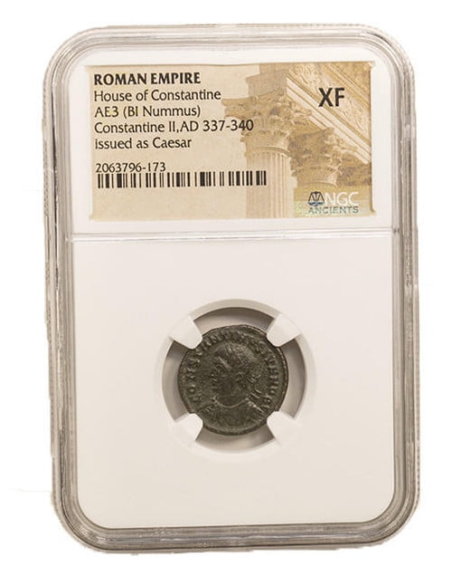 Roman AE of Constantine II (AD 316-340) NGC (XF) - Walmart.com