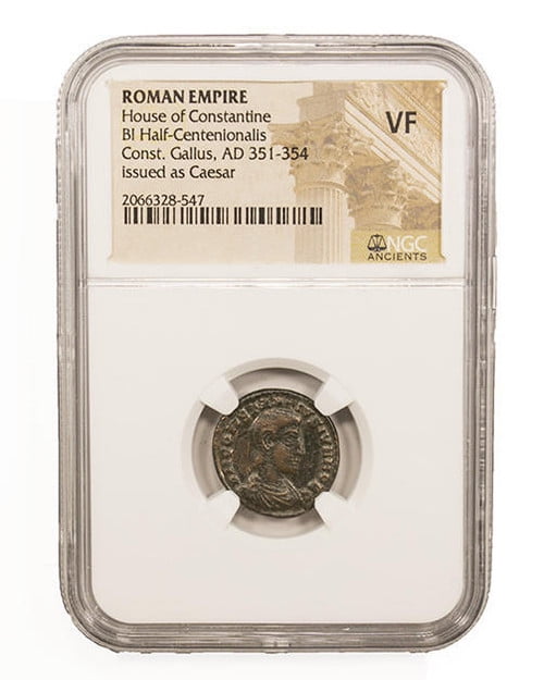 Roman AE of Constantius Gallus (AD 351-354) NGC (VF) - Walmart.com