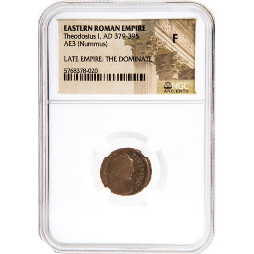 Roman AE of Theodosius I (AD379-395) NGC (F) - Walmart.com
