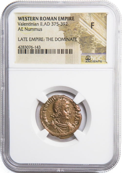 Roman AE2 of Valentinian II (AD375-392) NGC (F) - Walmart.com