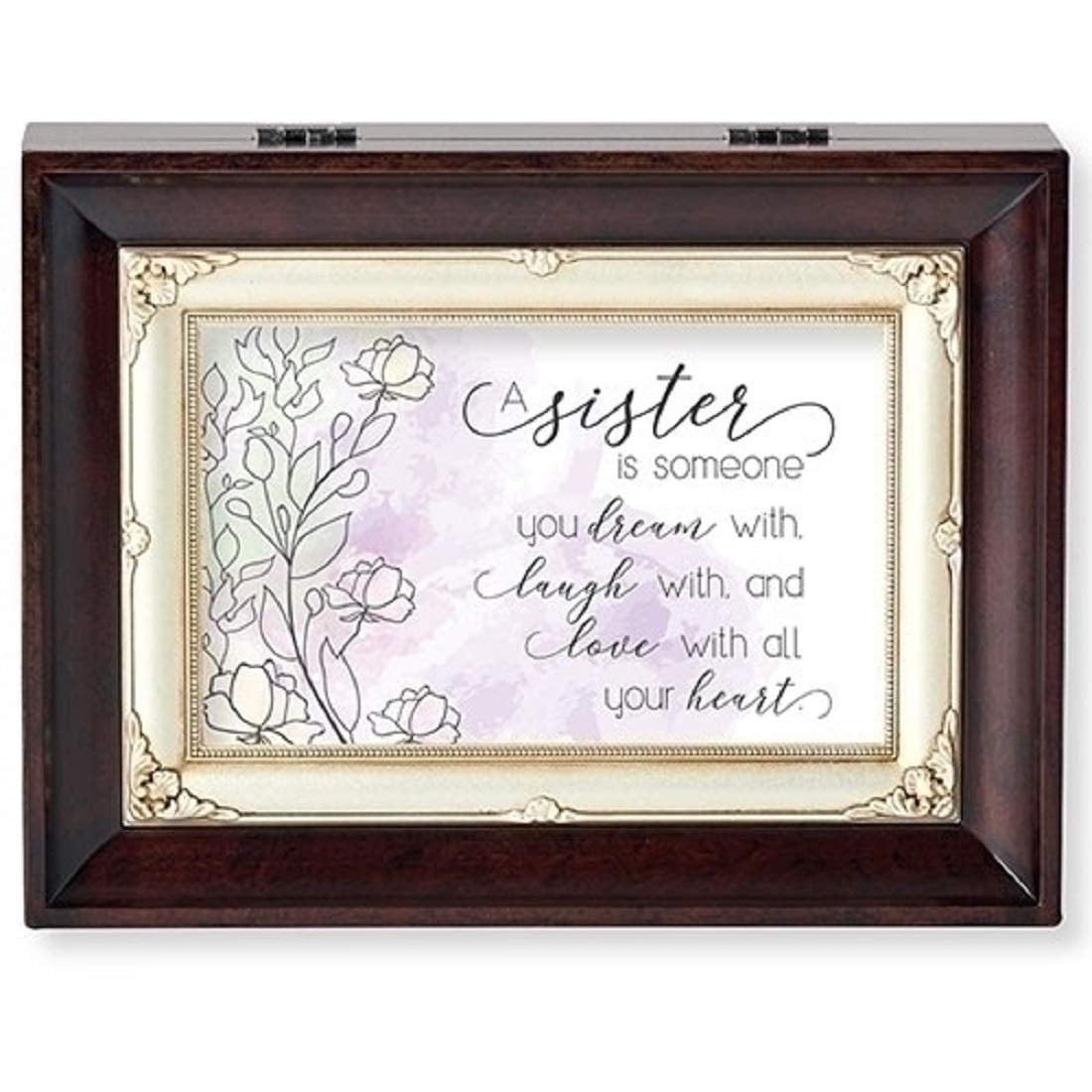 Roman B0261 Sister Brown Large Insert Box Family Collection, Music Box ...