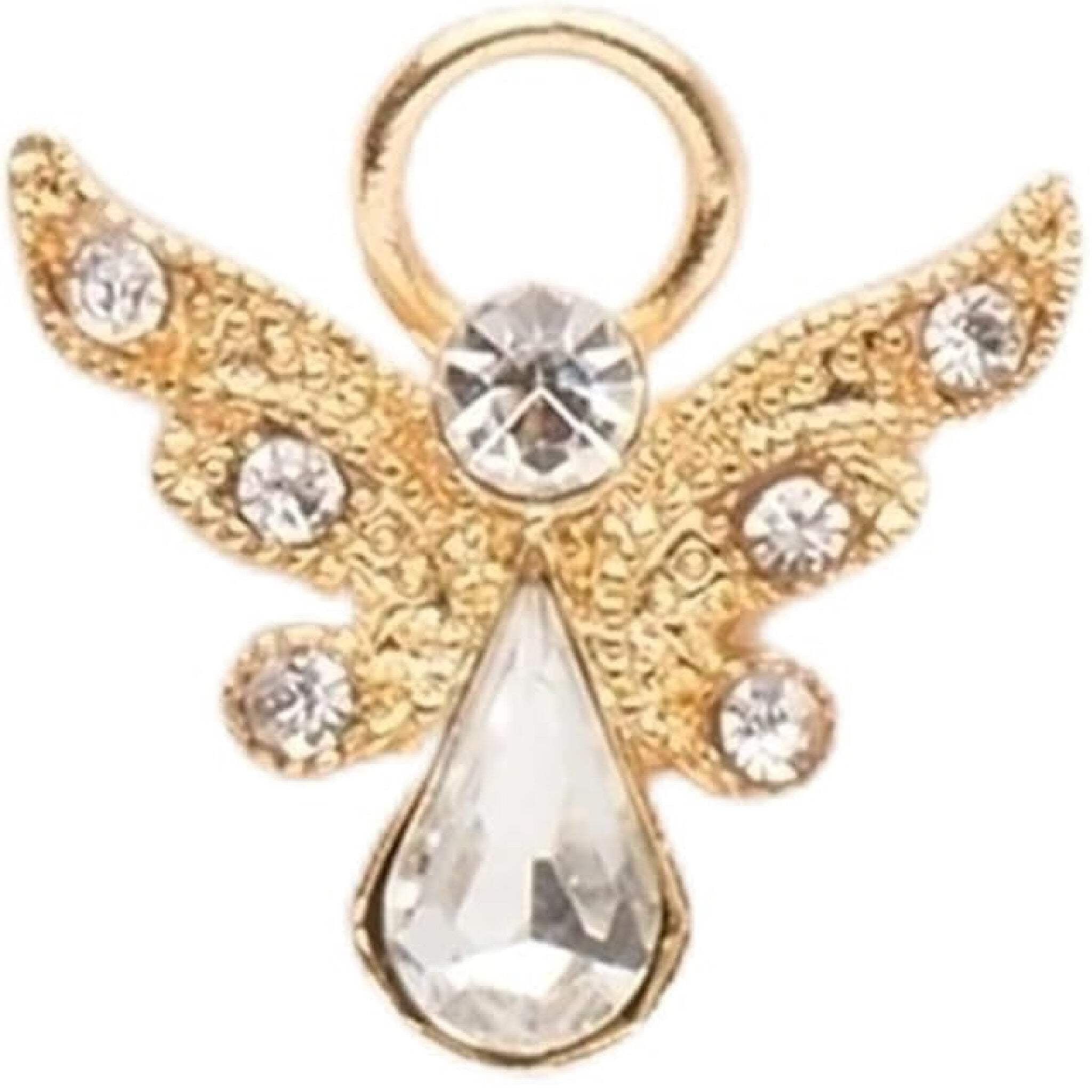 Roman Birthstone Angel Pin April Crystal - Walmart.com