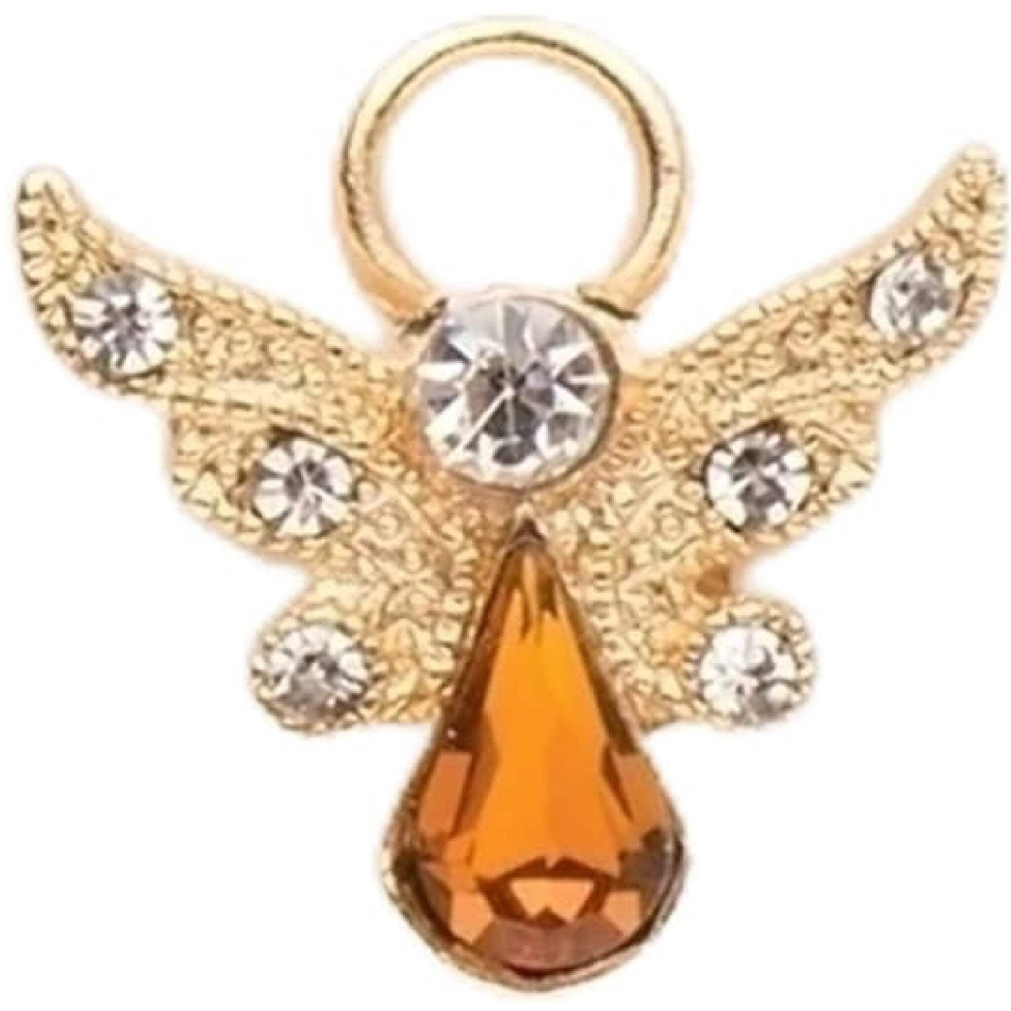 Roman Birthstone Angel Pin November Citrine - Walmart.com