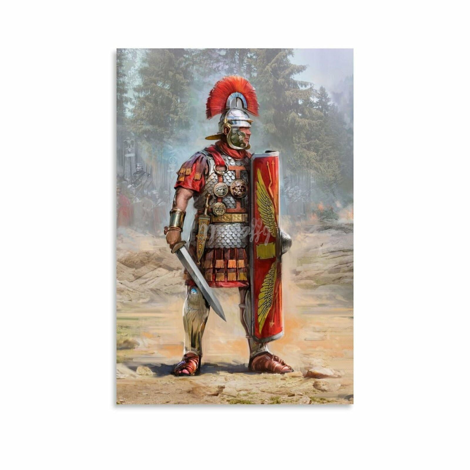 Roman Centurion Poster Roman Soldier Poster Colosseum Rome Poster (5 ...